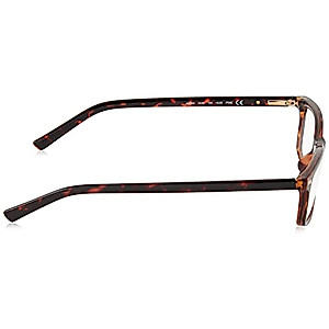 Kate Spade New York Women's Kate Spade Female Optical Style Jodie2 Rectangular Reading Glasses, Dark Havana Gold/Demo Lens, 50mm, 16mm + 2