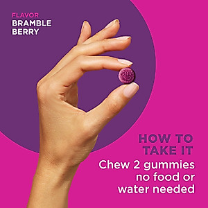 OLLY Probiotic Gummy, Immune and Digestive Support, 1 Billion CFUs, Chewable Probiotic Supplement, Berry, 40 Day Supply - 80 Count
