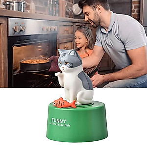Cute Kitchen Timer, 60 Minute Visual Countdown Timer Mechanical Movement for Cooking for Studying (RB576 Green)