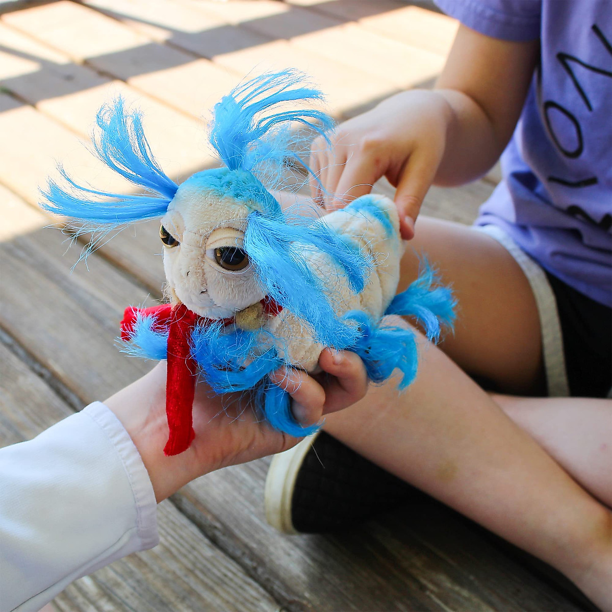 Toy Vault Labyrinth Mini Worm Plush; Stuffed Animal Toy from Jim Henson's Classic The Labyrinth Movie