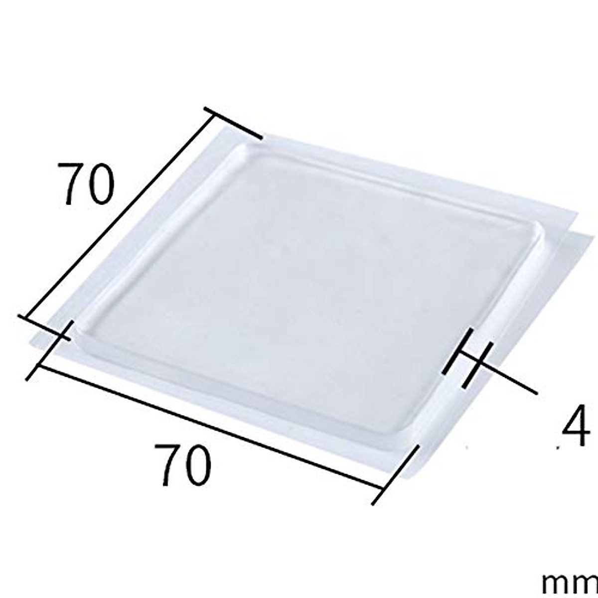 Toxz 4pcs Washing Machine Shock Proof Pads,Refrigerator Anti-Slip Mat,Table Cabinet Chair Furniture Cushion,PU Material,Shock Absorbers