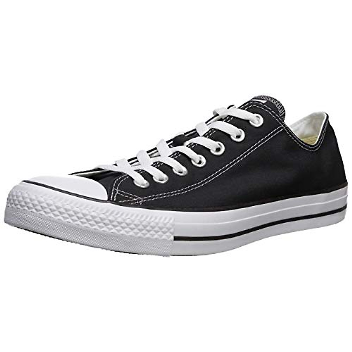 Converse Unisex Chuck Taylor All Star Low Top Sneaker Black/White 9 Women/7 Men