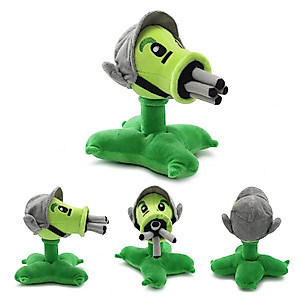 Maikerry 1 PC PVZ Plants Plush Toy,Stuffed Soft Doll Peashooter Plush Toy,Great Gift for Halloween & Christmas