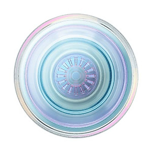PopSockets PopGrip - Expanding Stand and Grip with Swappable Top - Clear Iridescent
