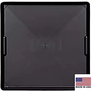 EUHOMY Beverage Refrigerator and Cooler, 126 Can Mini fridge with Glass Door, Small Refrigerator with Adjustable Shelves & WirthCo 40092 Drip Tray - Black - (22" X 22" X 1.5")