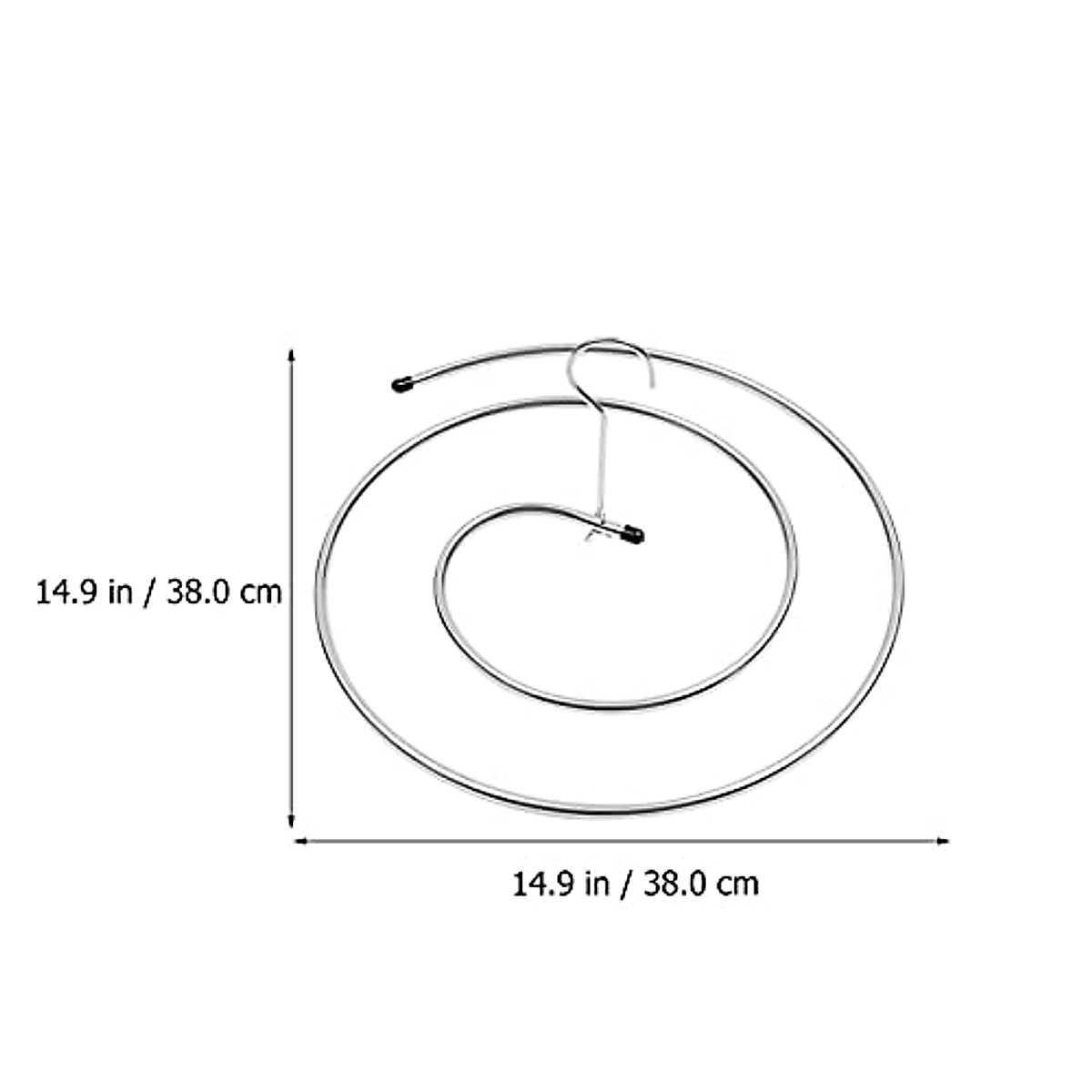 BESPORTBLE 2pcs Laundry Hanger Spiral Bed Sheet Rack Rotating Clothes Scarf Blanket Drying Hanger Spiral Space Saving Clothing Drying Holder