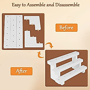 Echaprey Cake pop Lollipop Stand Wood White 3 Tier 17 Hole for Dessert Table of Wedding, Birthday Party, Christmas Day (17 Holes-3 Tier)