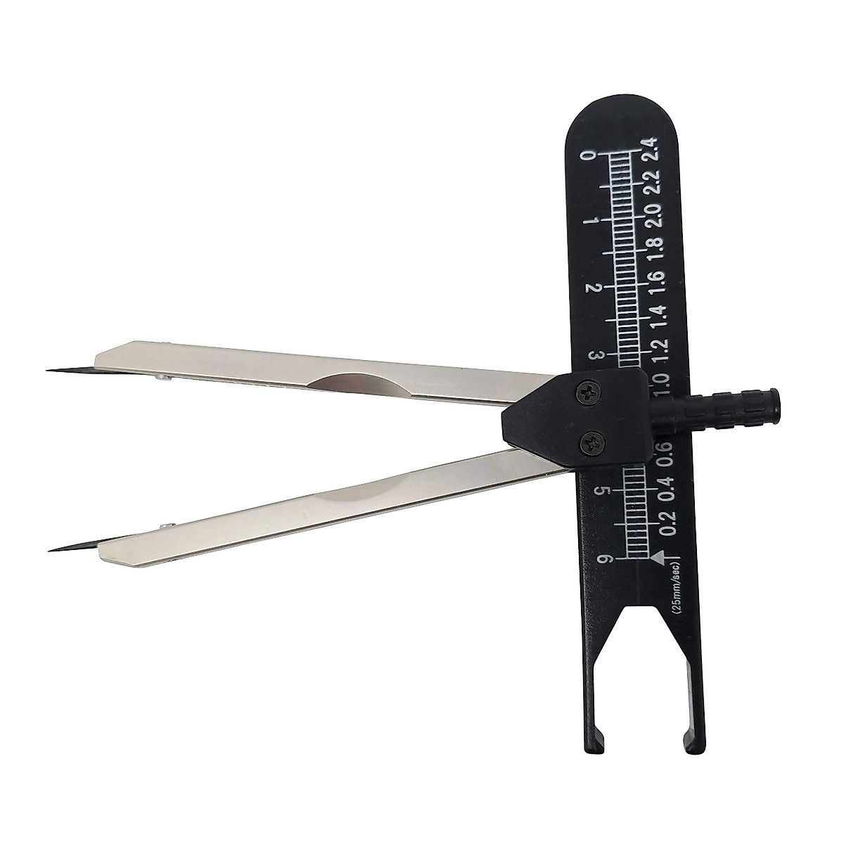 Electrocardiogram Caliper Black Calipers Electrocardiogram Divider for Nursing (Black)