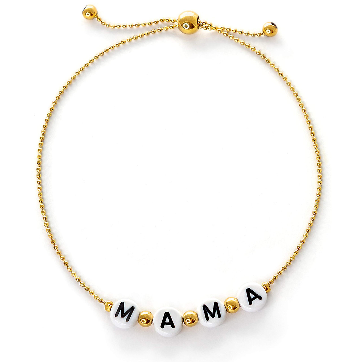 Benevolence LA Mama Bracelet, Mom Jewelry, Mama Bracelets for Women, Gifts for Mom from Daughter, 14k Gold Bracelets, Gifts for New Mom, Unique Birthday Gifts for Mom