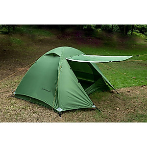 Clostnature Lightweight 2-Person Backpacking Tent - 3 Season Ultralight Waterproof Camping Tent, Large Size Easy Setup Tent for Family, Outdoor, Hiking with tri-Beam Aluminium Stakes