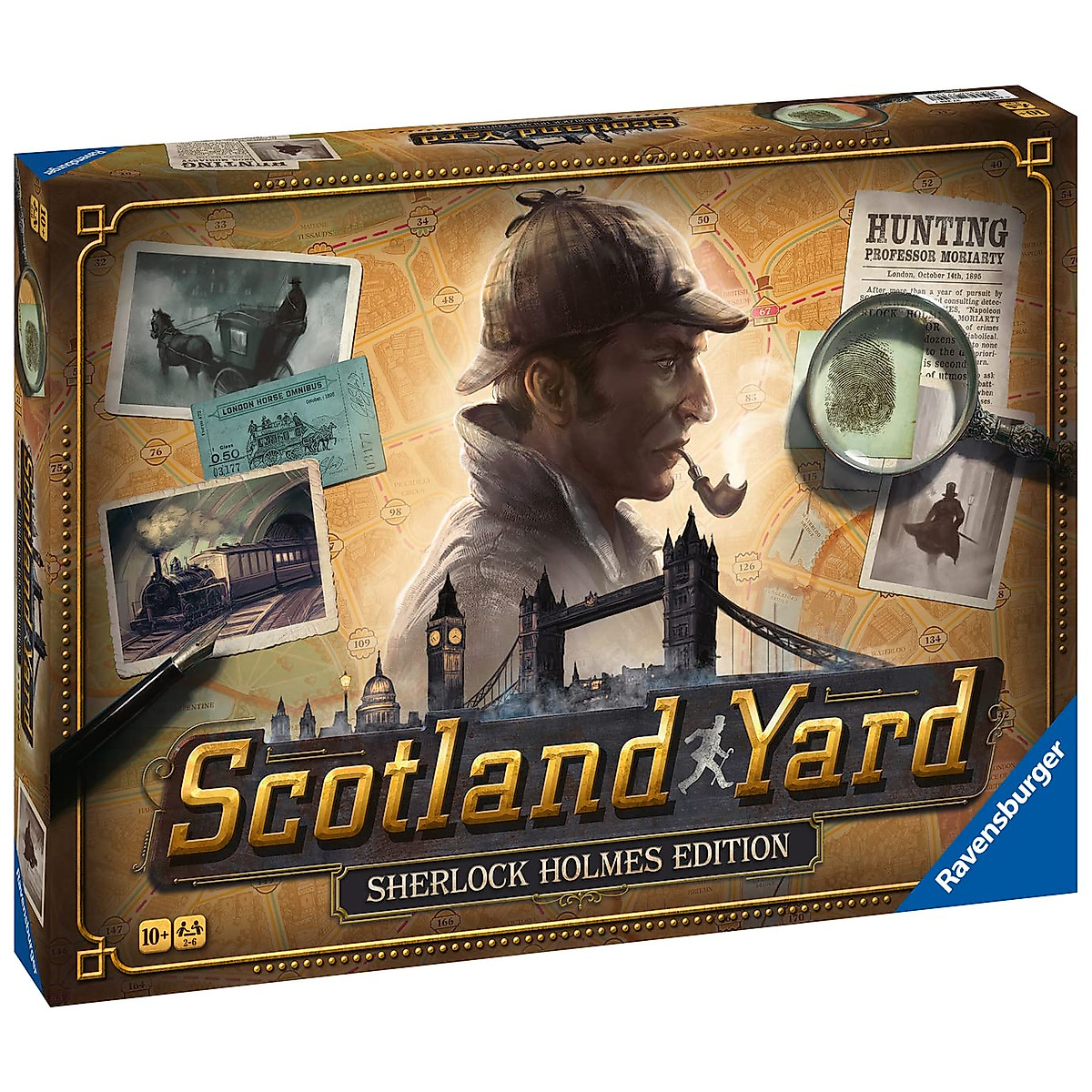 Ravensburger Scotland Yard Sherlock Holmes Edition - Strategy Game for Ages 8+ | Engaging Brain Teaser | Ideal for Family Game Night, Award-Winning Game