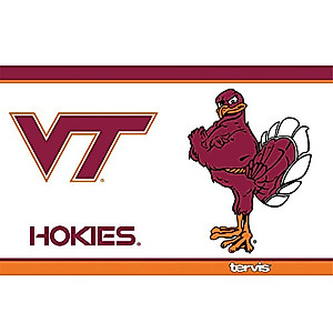 Tervis Triple Walled Virginia Tech University Hokies Insulated Tumbler Cup Keeps Drinks Cold & Hot, 20oz - Stainless Steel, Tradition