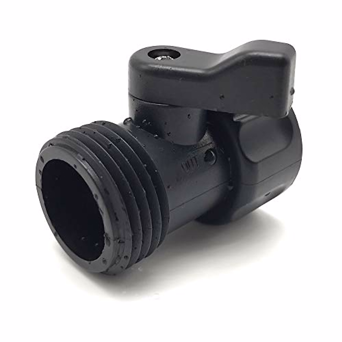 ALKARAMA 5 Pack Plastic Garden Hose Shut Off Valve Water Shutoff Valve Shut-Off Ball Valve Standard 3/4'' Thread Connector Coupling