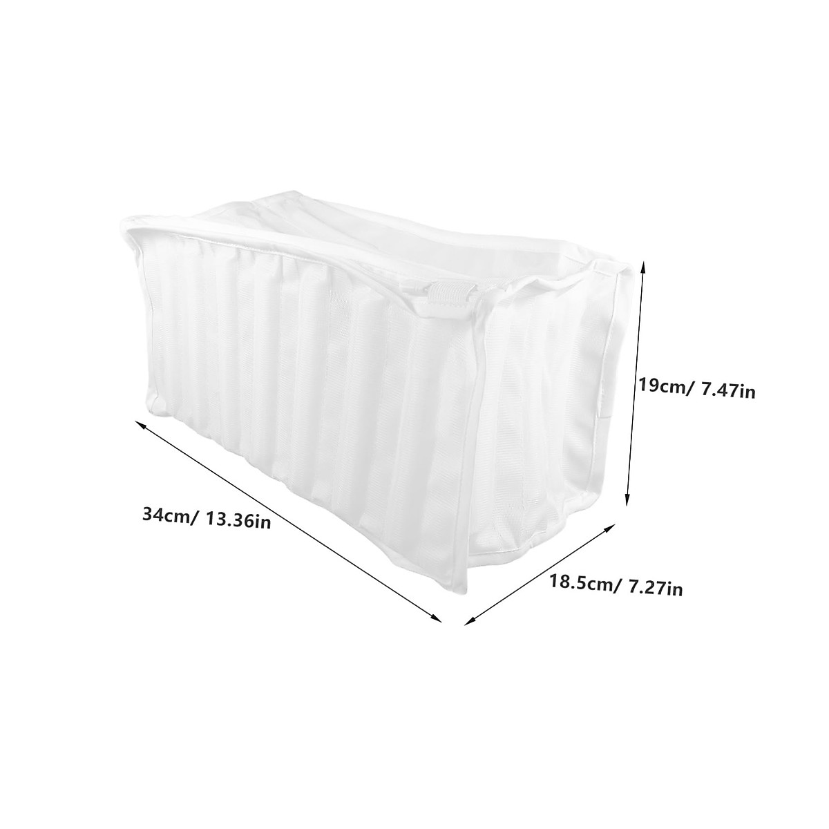 OKUMEYR Shoe Bag Shoe Washing Bag Sneaker Wash Bag Laundry Bag for Sneaker Laundry Wash Bag Dryer Bag for Shoe Laundry Bag Supplies Trainer Wash Bag Sneaker Bag Shoes White Polyester