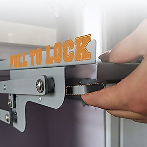 Mixer Lift Appliance Lift, Heavy-Duty Mixer Lift for Cabinet, Kitchenaid Mixer Cabinet Lift, Kitchen Cabinet Hardware with Locking Mechanism, Holds up to 60 LBS, for Small Kitchen Appliances, Zinc