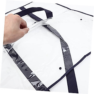 STOBOK Transparent Storage Bag Foam Board 30x40 Artwork Folder Bag Feelings Chart Art Portfolio Case 18 x 24 Drawing Board Carrier Bag Tool Bag Large Child Art Supplies Poster Pvc