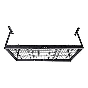 ABN Garage Shelving Ceiling Mounted Storage Racks - 3x6ft Ceiling Garage Storage System for Totes Decorations and More