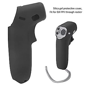 FastUU Joystick Protective Sleeve, Joystick Protector Anti Drop Ergonomic Anti Scratch Soft for FPV(Black)