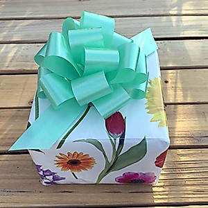 Summer Pull Bows Variety Pack - 5" Wide, Set of 30, Pastel Pink, Light Blue, Yellow, Mint Green, Lavender, Christmas, Spring Colors, Gift Bows, Birthday, Fundraiser, Easter