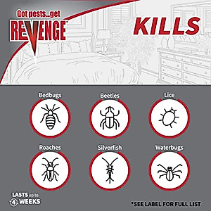 REVENGE Bedbug Killer, 128 oz Ready-to-Use Spray, Long Lasting Odorless Insecticide Formula, Kills on Contact
