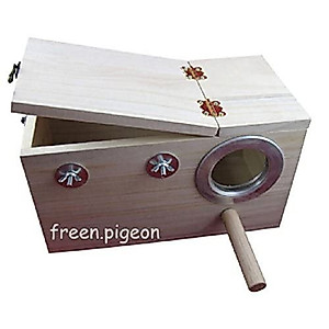 [Wood] Tiger breeding Box, Peony, Cockatiels, Parrots, breeding Boxes, Bird nest S
