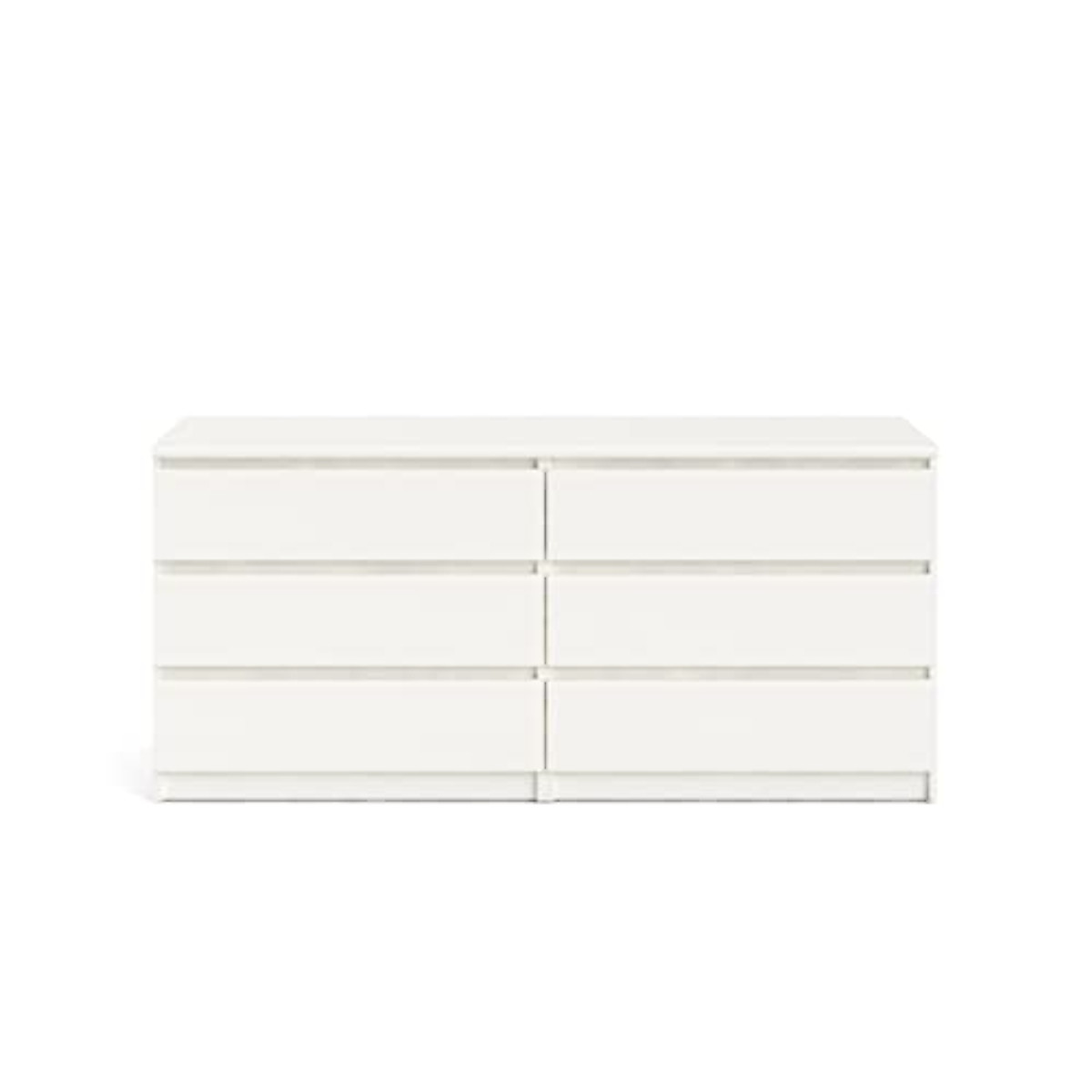 Tvilum 6 Drawer Double Dresser, White