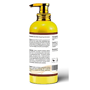 Looloon Rice Water Shampoo and Conditioner Set, 500ml (16.9 oz): Fermented Rice Water for Hair Growth, Moisturizing, Strengthening, and Damaged Hair Repair