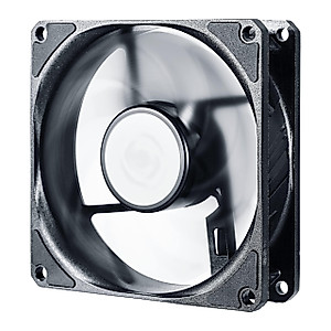 Cooler Master SickleFlow 92 Case & Cooling Fan - 92 mm, Improved Air Balance Blades, 40 CFM, 1.8 mmH2O, 6 to 25 dBA - Black