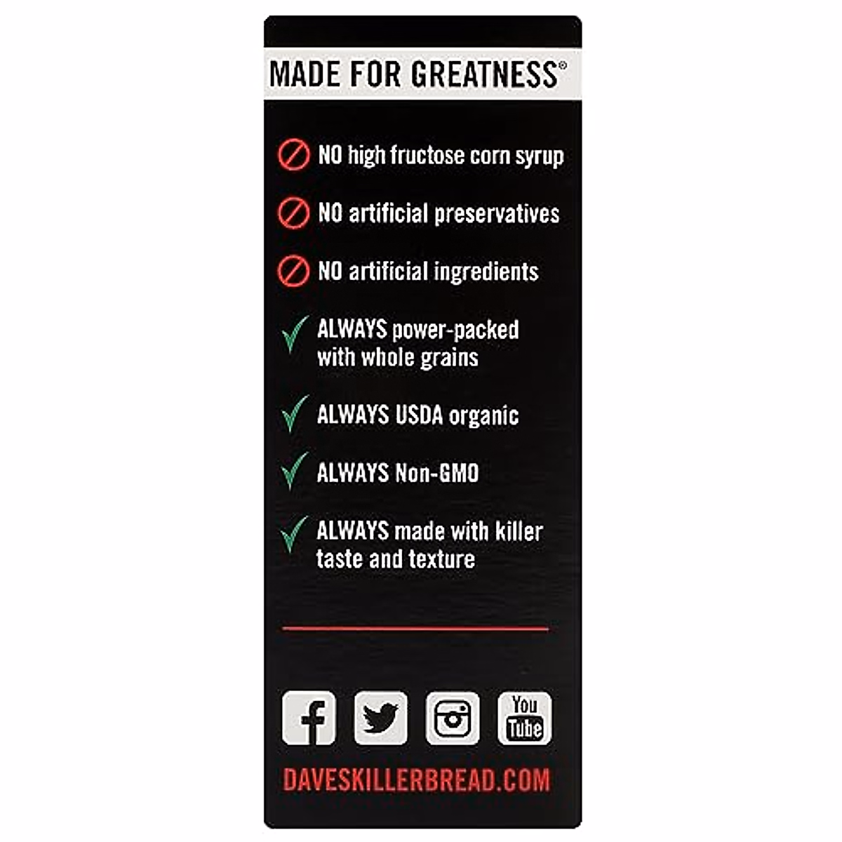 Dave's Killer Bread Organic Snack Bar, Trail Mix Crumble, 19g Whole Grains, No Artificial Ingredients or Preservatives, Kosher, USDA Certified Organic, Non-GMO, 4 Count, 7 Ounce (Pack of 6)