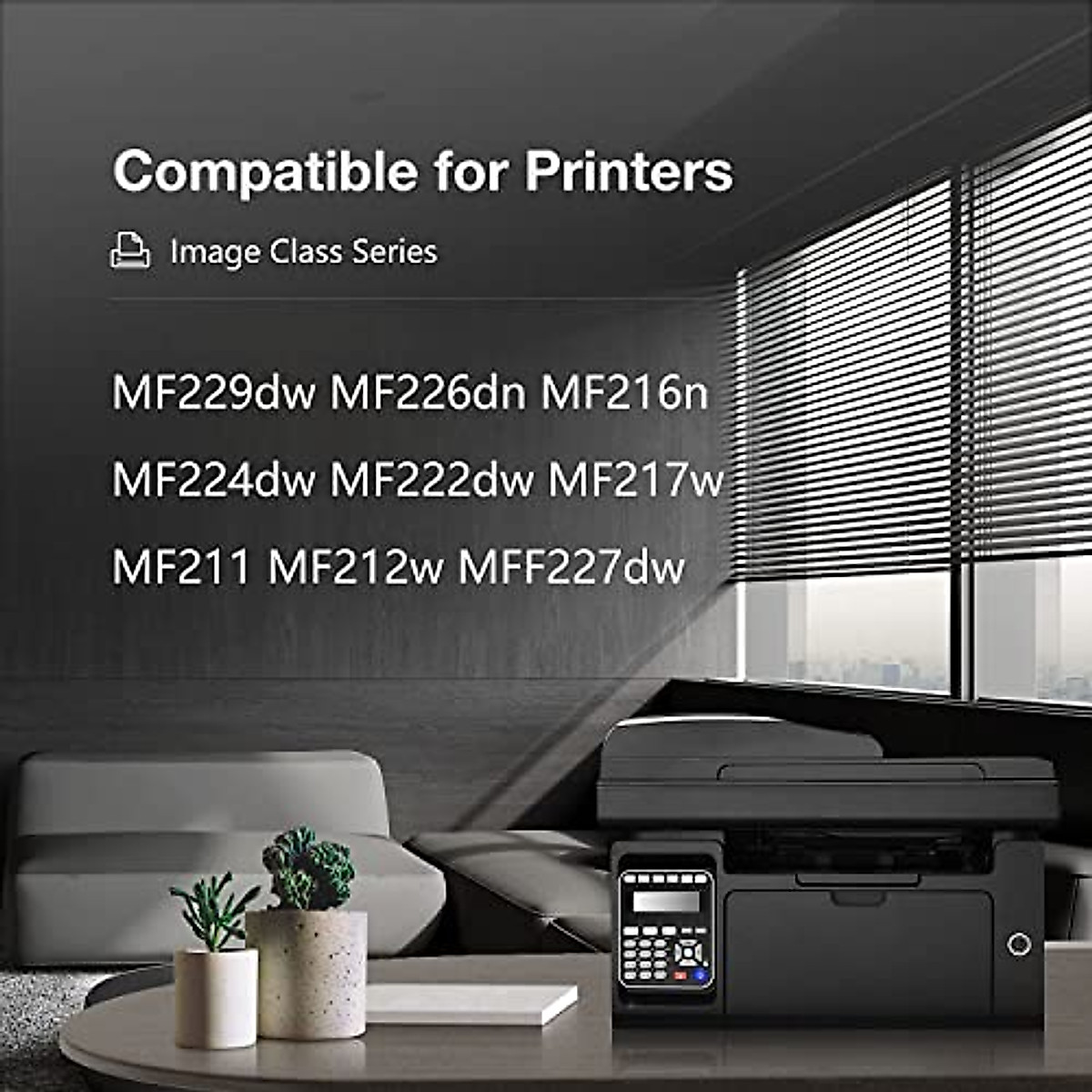 LEMERO Compatible Toner Cartridge Replacement for Canon 137 CRG137 for Canon ImageClass MF236n MF232w MF216n LBP151dw D570 Printer (Black, 4-Pack)