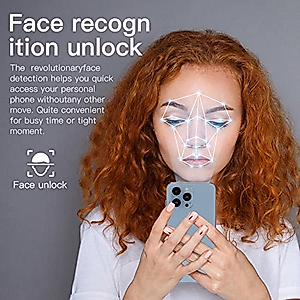 I14pro Cellphone, 6.1in 1440X3200 HD Screen, 4GB RAM 32GB ROM, 6800mAh Battery, with Face Recognition Function, 16MP Rear 8MP Front, Unlocked Smartphone for Android 11.0(USA)