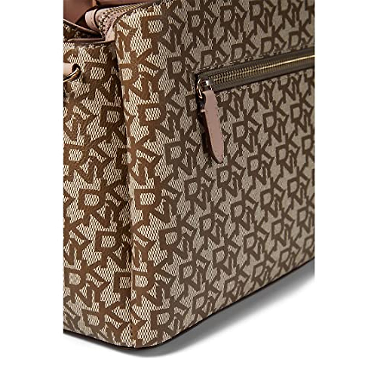 DKNY Paige Medium Satchel Chino Logo/Cashmere One Size