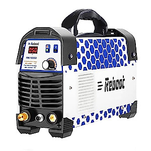 Plasma Cutter 50 Amp 1/2" Clean Cut CUT50D 110V/220V IGBT Air Plasma Cutting Machine Compact Metal Cutter High Frequency Inverter Cutting for Alloy Mild Steel Cast Iron and Chrome