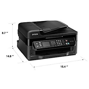 Epson WorkForce All-In-One Wireless Color Inkjet Printer WF-2540, Black