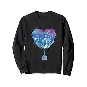 Disney Pixar Carl & Ellie Mailbox Spray Paint Fill Sweatshirt