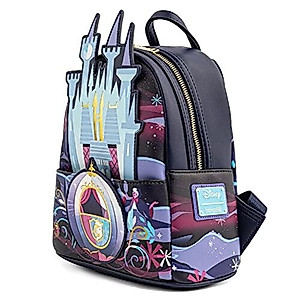 Loungefly Disney Cinderella Castle Series Womens Double Strap Shoulder Bag Purse