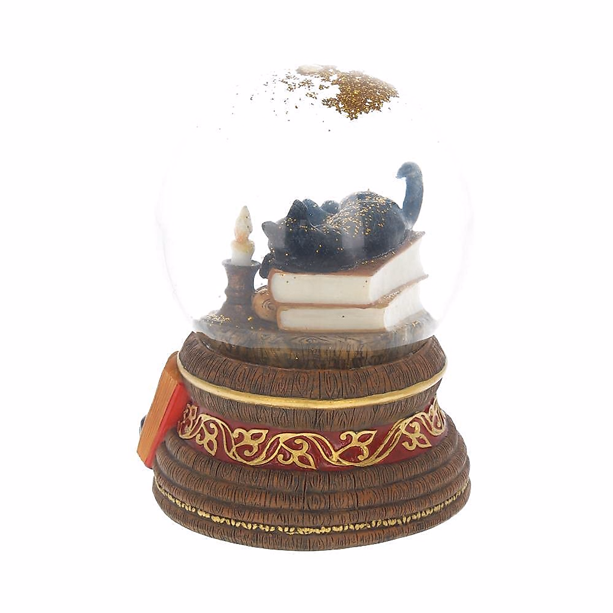 Nemesis Now Witching Hour Lisa Parker Snowglobe 11cm Brown, Resin and Glass