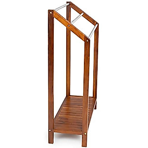 AlaTeak Teak Towel Rack- Unassembled