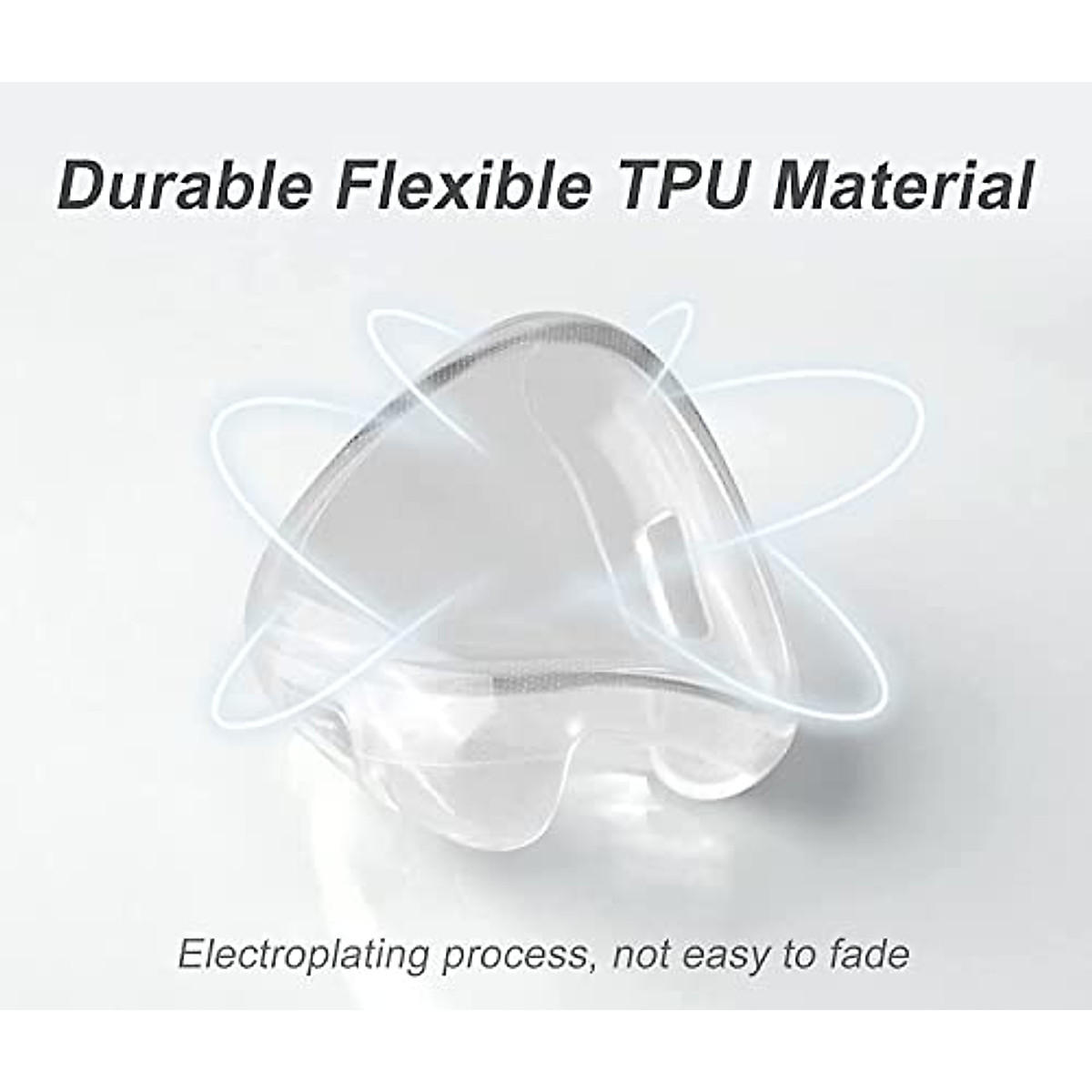 Witzon Compatible with Clear Fitbit Versa 4 Screen Protector/Sense 2 Case Covers, Shorb-Absorbing Soft TPU Replacement Screen Cover, Ultra Thin Bumper Smartwatch Versa 4 Protective Case Women Men