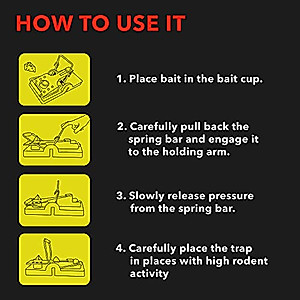 Trap A Pest Mouse Traps - Best Mouse Traps That Work, Sanitary Safe Mouse Catcher for Family and Pet - Reusable Snap Traps for Mice - Indoor and Outdoor Effective Mice Traps (12 Pack)