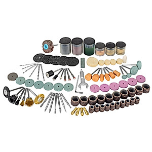 Mastergrip 1.1-Amp Variable Speed Steady-Grip Rotary Tool with 215-Piece Accessory Kit, Electronic Speed Adjust, and Carrying Case - 790461ECE