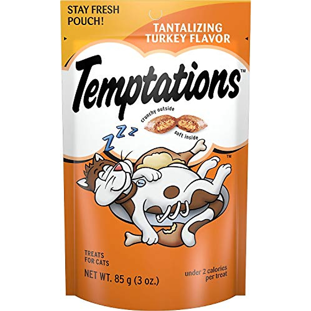 Temptations Cat Treats Mix-Ups Snack Treats Variety Bundle 4 Pack (Catnip,Turkey,Backyard Cookout & Surfer Treat Flavors)