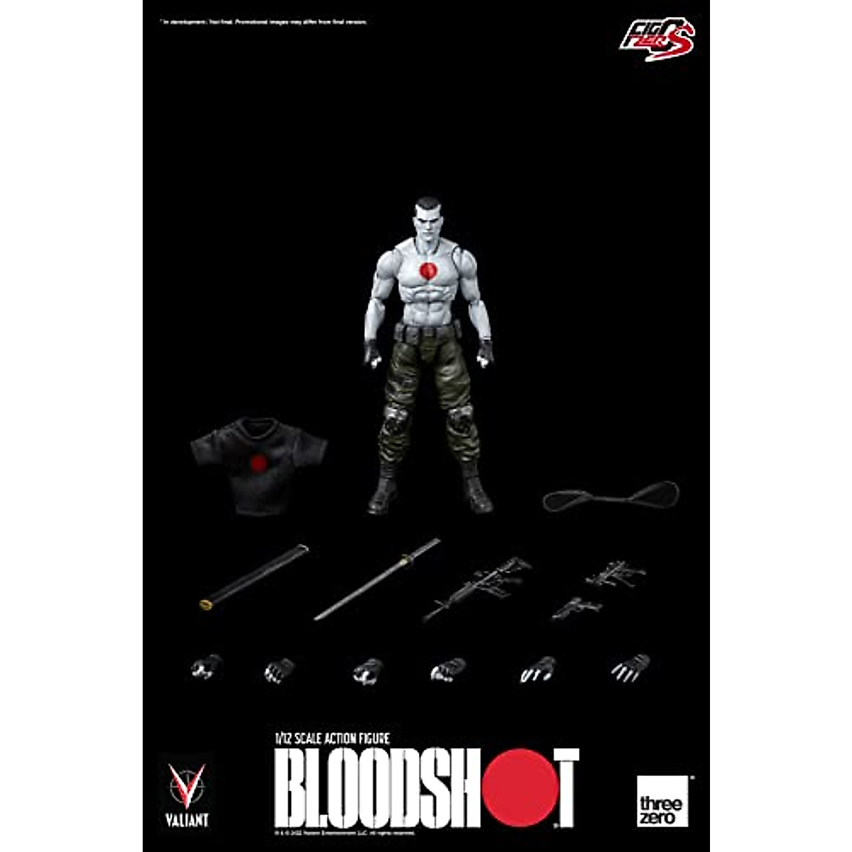THREEZERO Valiant Bloodshot FigZero S 1:12 Scale Action Figure