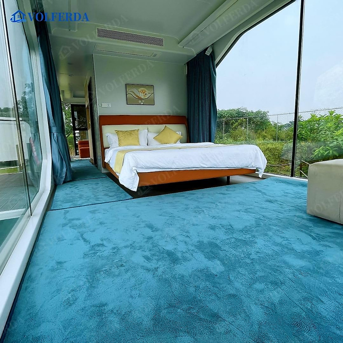 Smart Home EcoHaven: Bamboo Charcoal Fiberboard Wall, Waterproof Composite Wood Floor - Weatherproof Living: Perfect for Every Climate and Fully Automatic Living (11.5m x 3.3m x 3.3m)