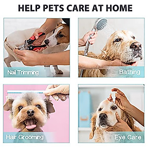 Supet Dog Grooming Hammock Harness for Small Medium Large Dog, Relaxation Pet Grooming Hammock for Cats & Dogs Adjustable Restraint Dog Hammock for Nail Trim Clip Dog Grooming Helper with Free Tools