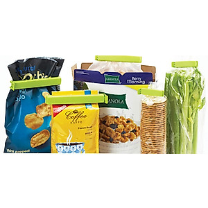 Linden Sweden Twixit! Bag Clips - Set of 27 - Keep Food Fresh, Prevent Spillage - Great for Storage and Organization - Microwave, Freezer and Dishwasher-Safe - BPA-Free