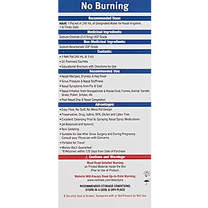 NeilMed Nasaflo Porcelain Neti Pot, 50 Count (packaging may vary)