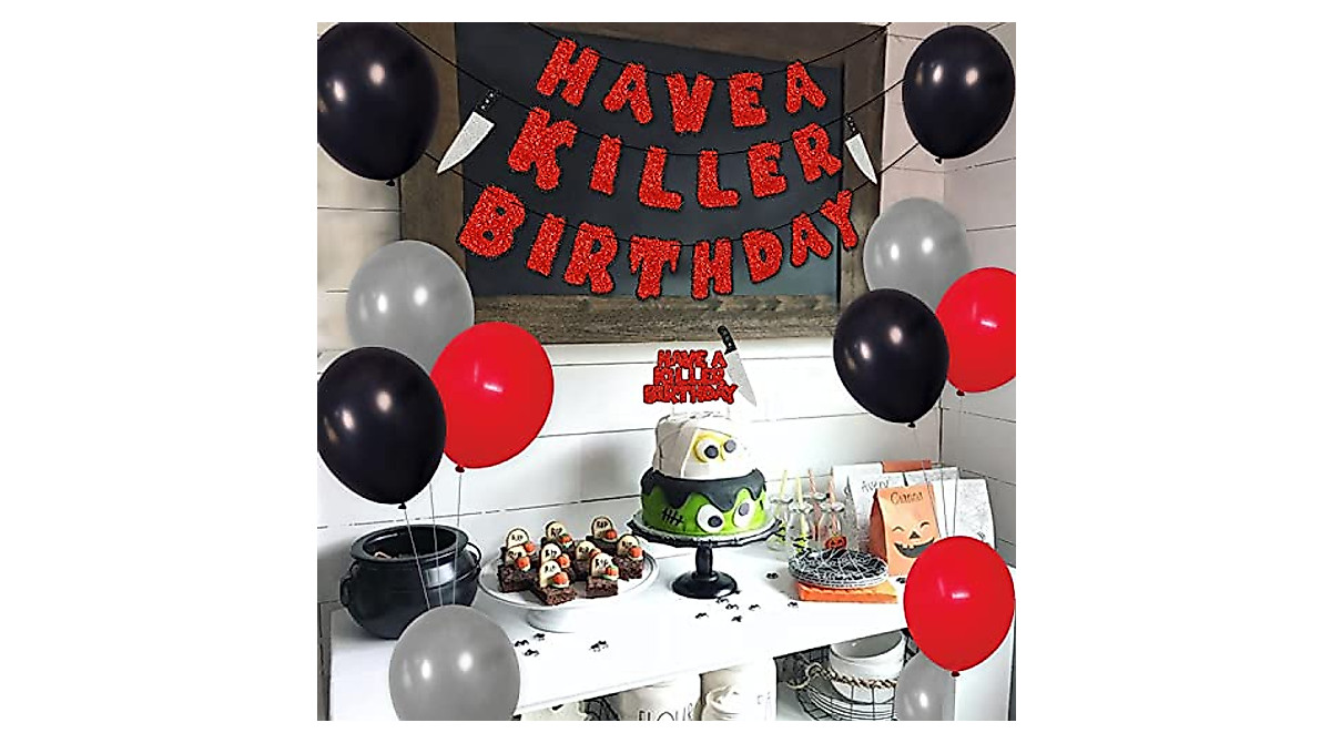 Horror Birthday Party Kit: Friday the 13th Decorations