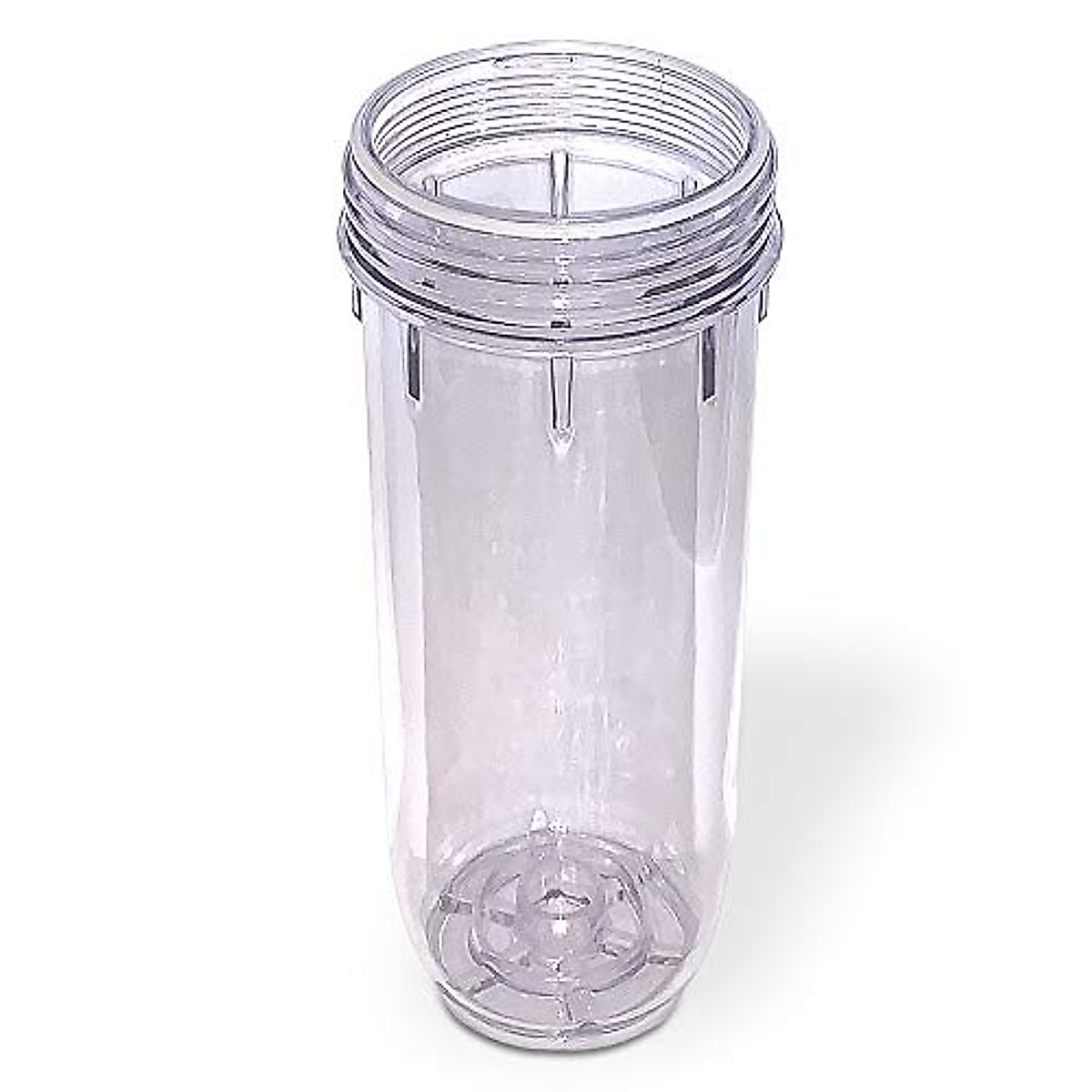 European Design Transparent Standard 10 inch Water Filter Housing, Presser Relief Button, 3/4” Inlet/Outlet Brass Port, Mounting Hardware Included, Accepts Standard 10”x 2.5” Cartridges (1)