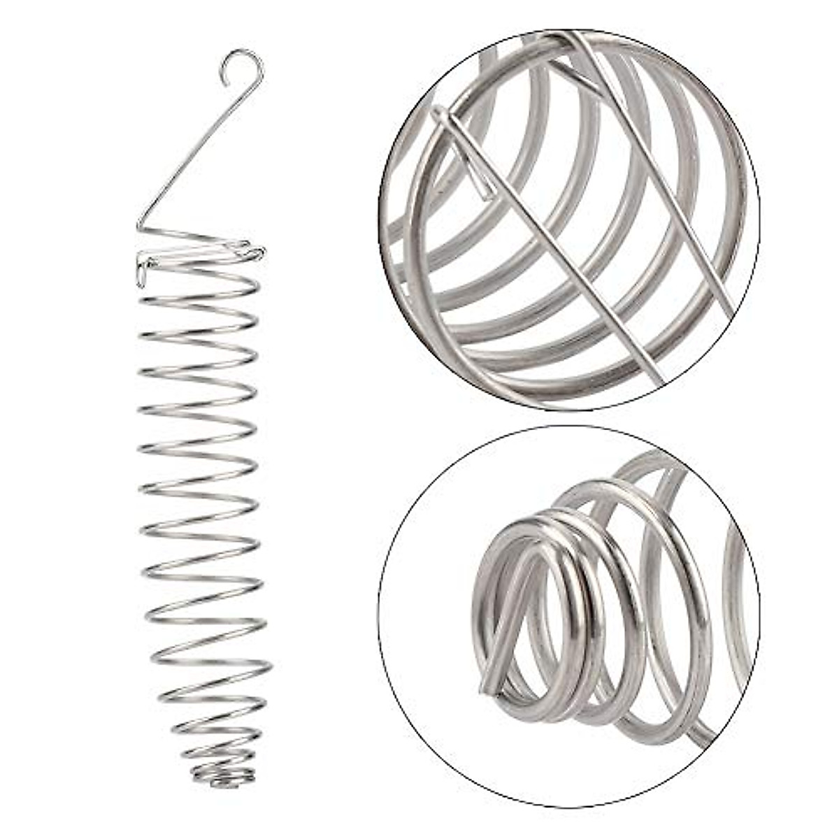 Stainless Steel Pet Bird Feeding Perch, Parrot Feeding Tools Vegetable Fruit Feeding Basket Holder Cage Accessory